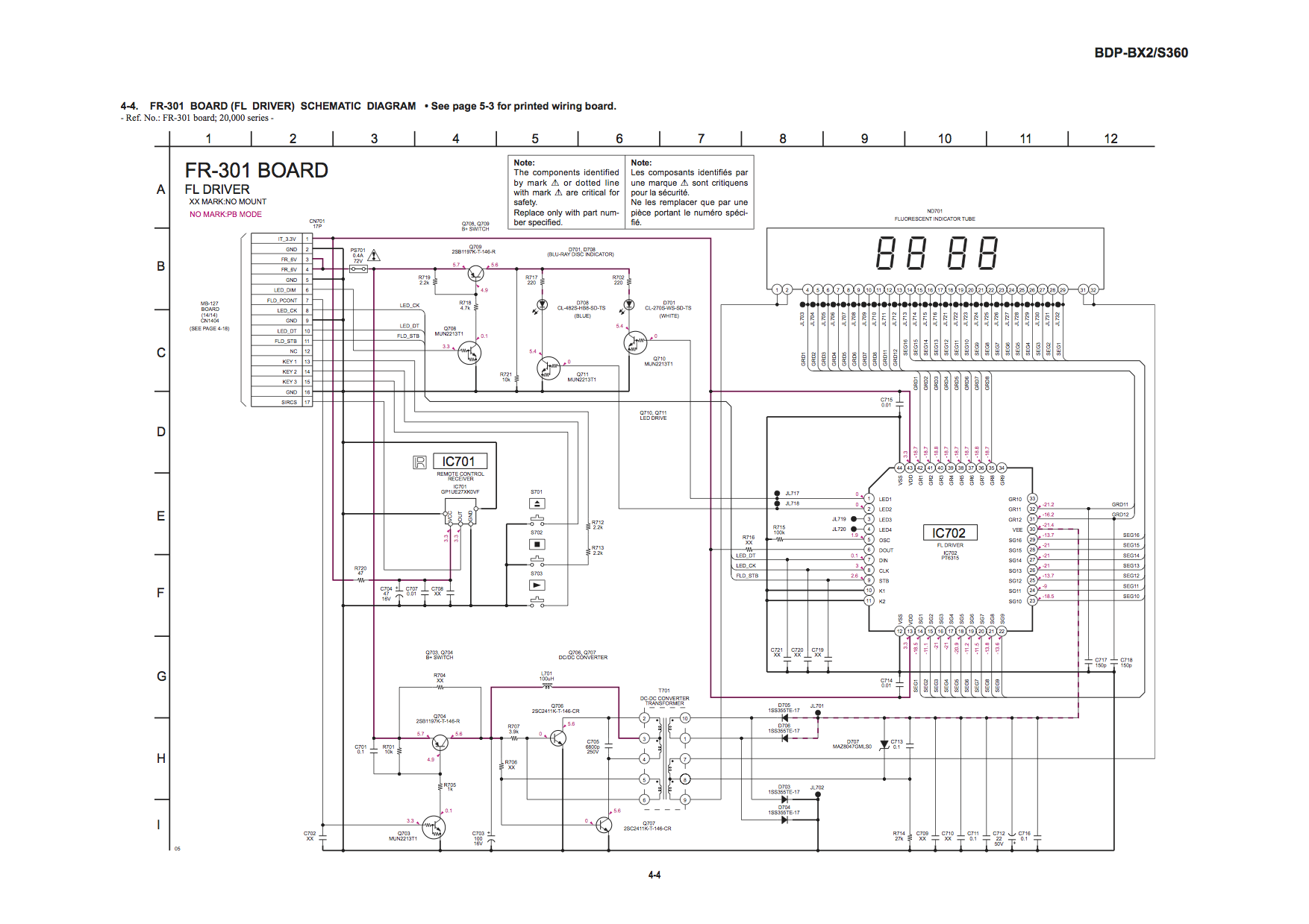 Vfd Display Circuit Wiring Flow Schema